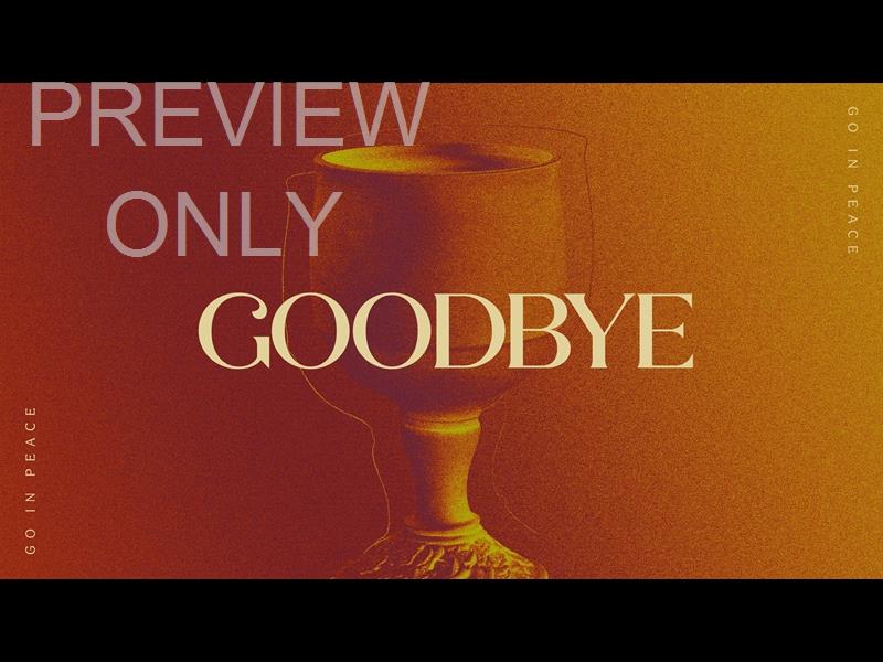 Easter Colors Maundy Thursday Goodbye Title Still | Igniter Media ...