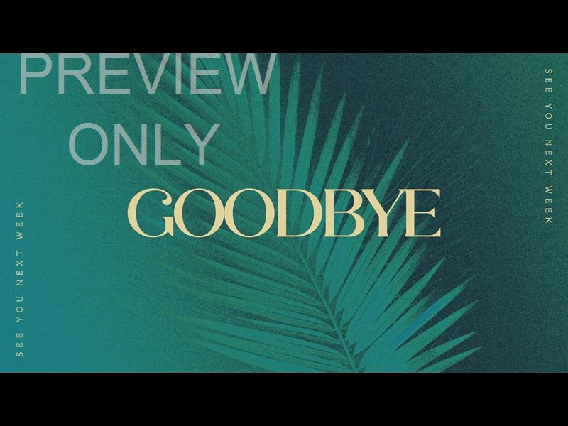 Easter Colors Palm Sunday Goodbye Title Still | Igniter Media ...