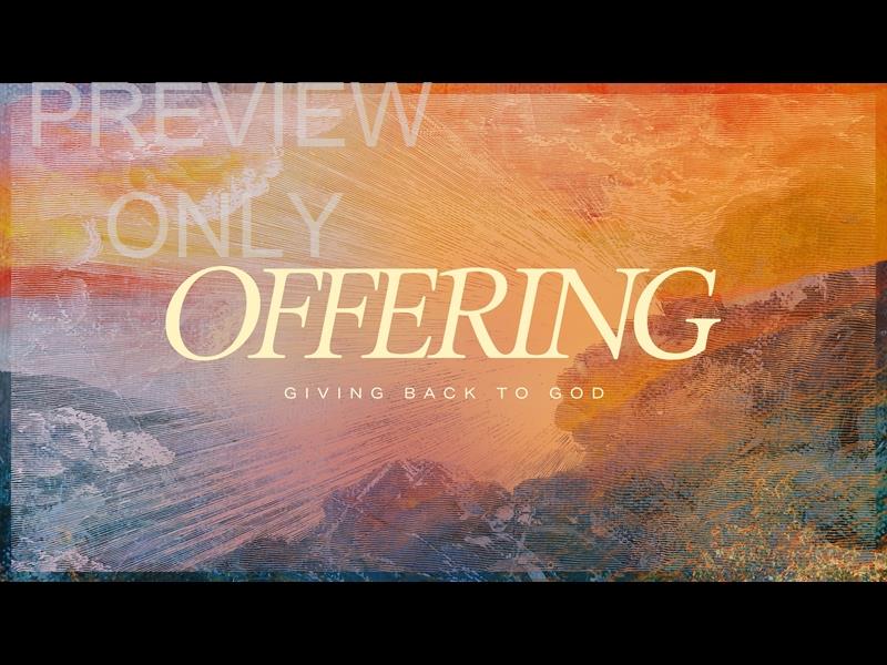Easter Etching - Offering Title Still | Igniter Media | WorshipHouse Media
