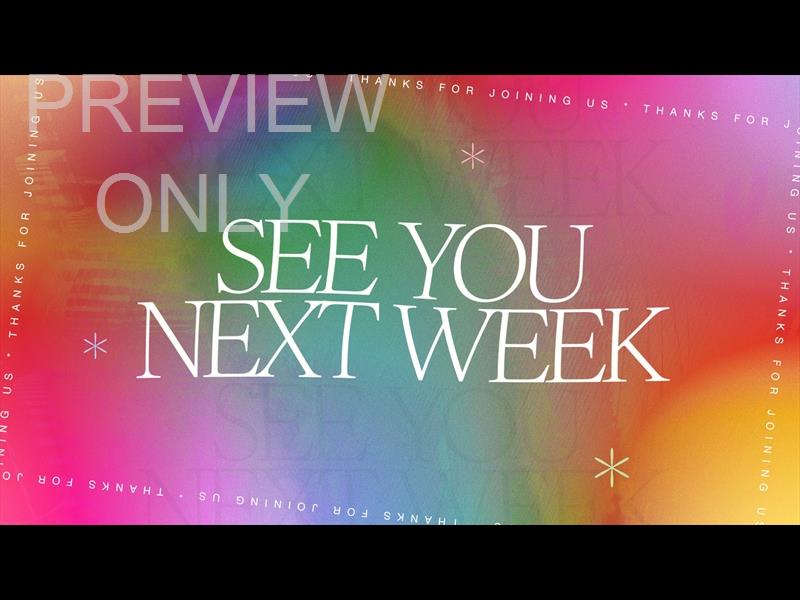 Graduation See You Next Week Still | Igniter Media | WorshipHouse Media