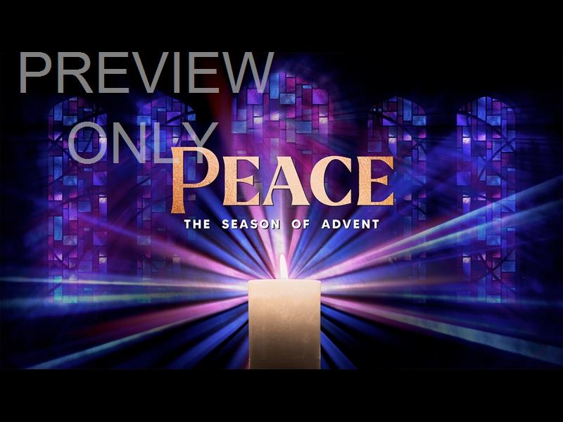 Advent Stained Glass Peace Still Life Scribe Media Worshiphouse Media