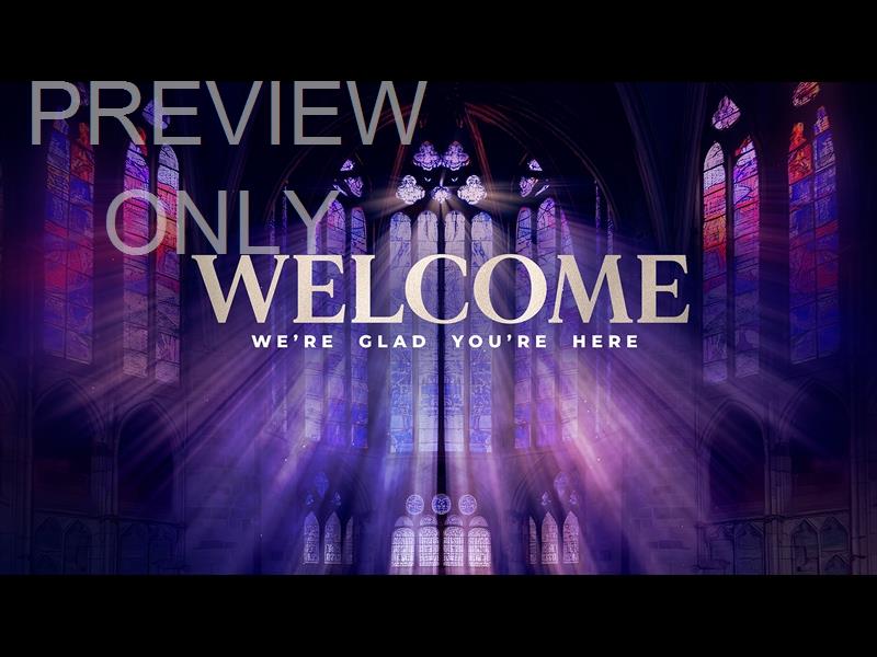 Cathedral Glass Welcome Still | Life Scribe Media | WorshipHouse Media