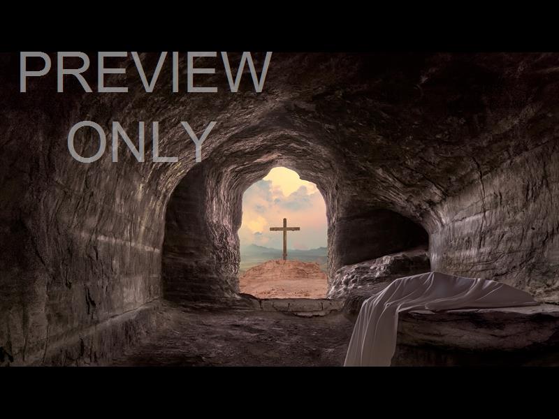 Easter Story Inside Tomb Cross Still | Life Scribe Media | WorshipHouse ...