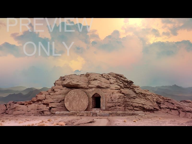 Easter Story Tomb Open Still | Life Scribe Media | WorshipHouse Media