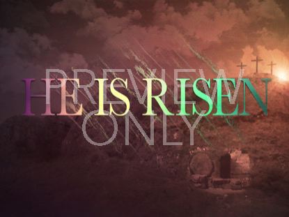 christ is risen easter intro