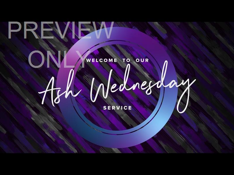 Lent Color Brush Ash Wednesday Welcome Still | Life Scribe Media ...