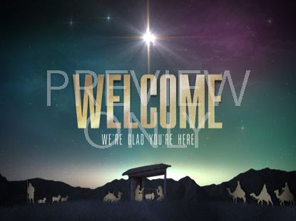 Nativity Christmas Welcome Still | Life Scribe Media | WorshipHouse Media