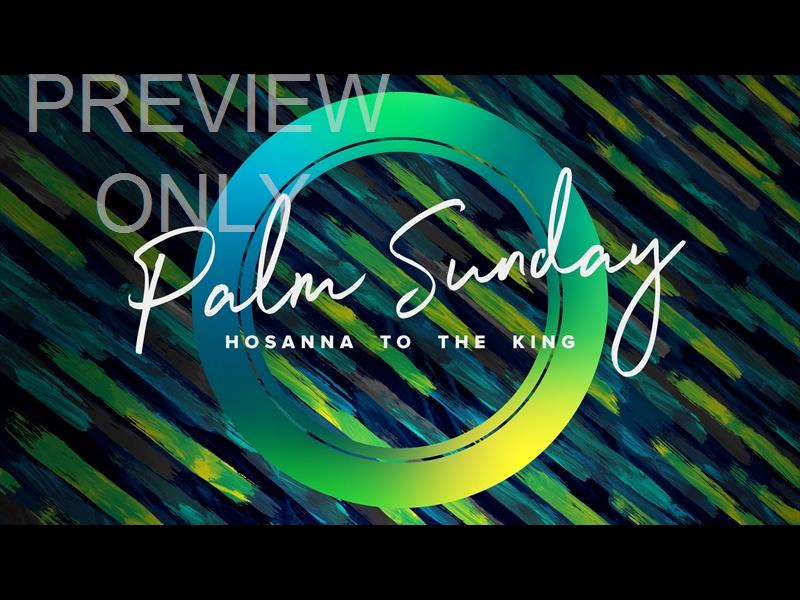 Palm Sunday Color Brush Collection | Life Scribe Media | WorshipHouse Media