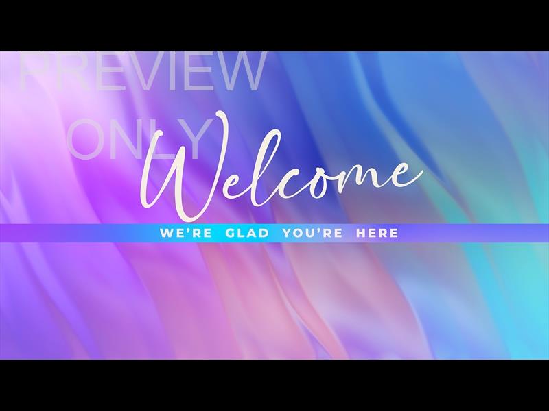 Prismatic Waves Welcome Still | Life Scribe Media | WorshipHouse Media