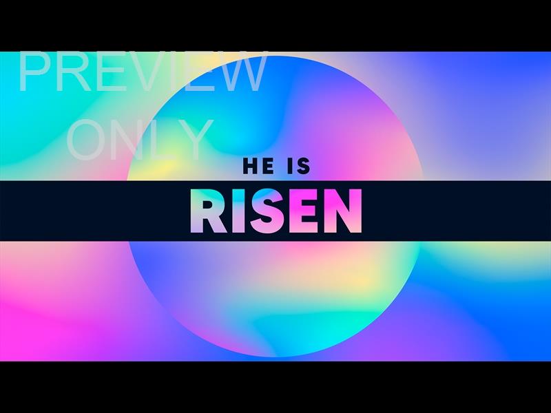 he is risen color