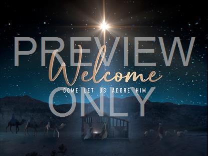 Starry Night Nativity Welcome Still | Life Scribe Media | WorshipHouse ...