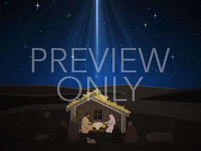Christmas Artwork Nativity | Motion Worship | WorshipHouse Media