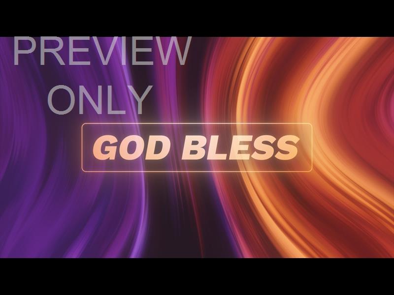 Color Wave God Bless | Motion Worship | WorshipHouse Media