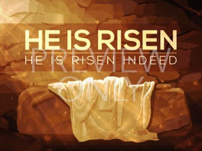 Easter Artwork He Is Risen | Motion Worship | WorshipHouse Media