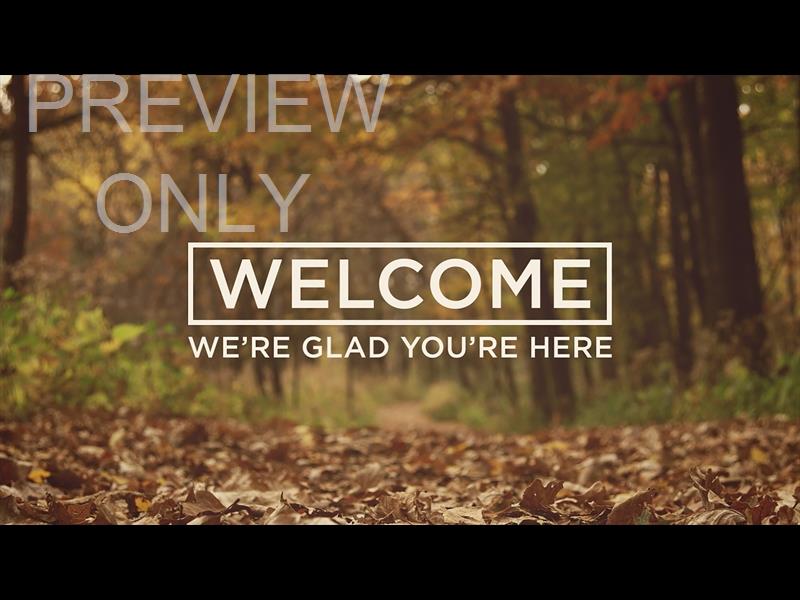 Fall Colors Welcome | Motion Worship | WorshipHouse Media