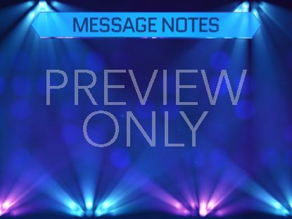 Stage Lights Message Notes | Motion Worship | WorshipHouse Media