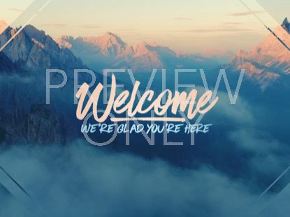 Sunset Aerial Welcome | Motion Worship | WorshipHouse Media