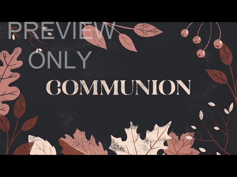 Fall Feelings Communion | MYK | WorshipHouse Media