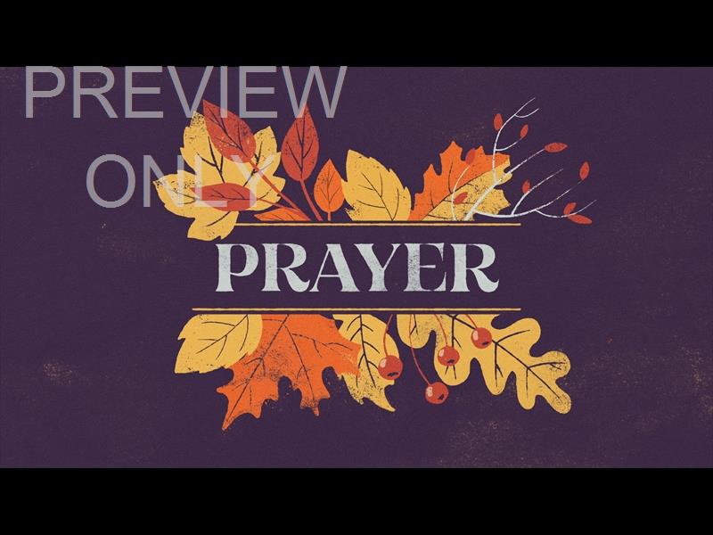 Fall Feelings Prayer | MYK | WorshipHouse Media