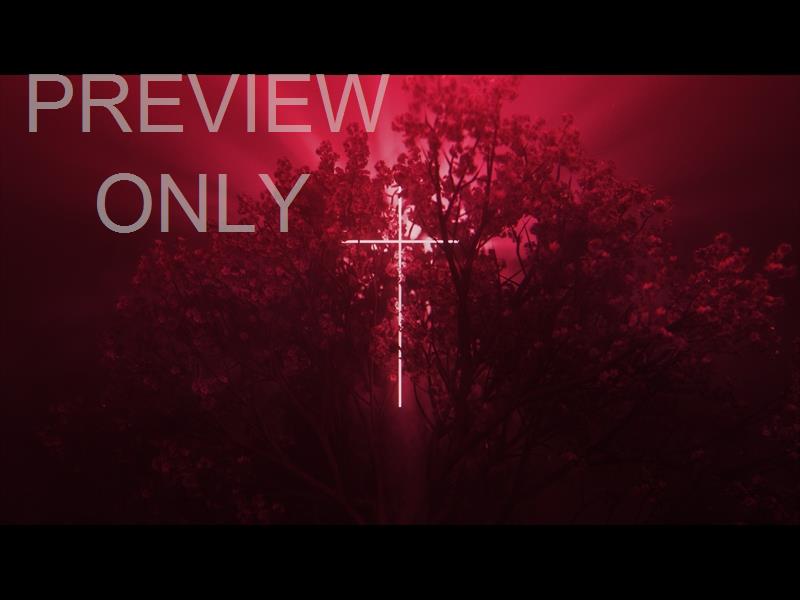 Holy Week Neon Cross Red Still | MYK | WorshipHouse Media