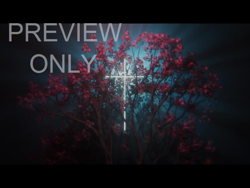 Holy Week Neon Cross Still | MYK | WorshipHouse Media