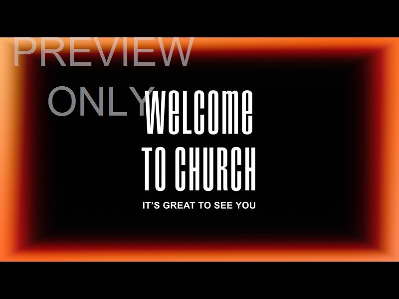 Gradient Border Welcome Still | New Vision Media | WorshipHouse Media