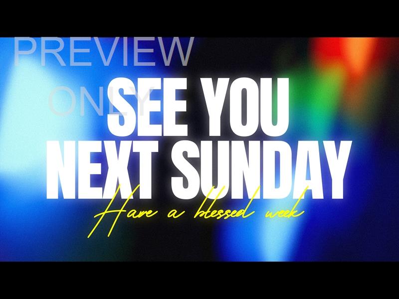 Rgb Lights See You Next Week Still | New Vision Media | WorshipHouse Media