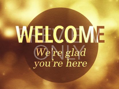 Dynamic Lights Welcome Still | Playback Media | WorshipHouse Media