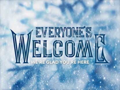 Icy Christmas Welcome Still | Playback Media | WorshipHouse Media