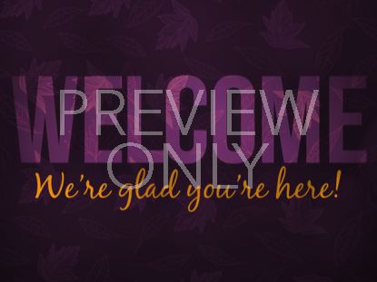 Purple Fall Welcome Still | Playback Media | WorshipHouse Media
