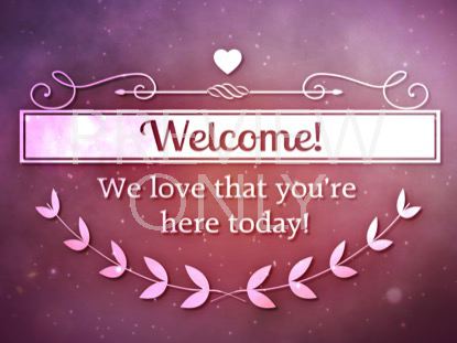 Sacred Love Welcome Still | Playback Media | WorshipHouse Media