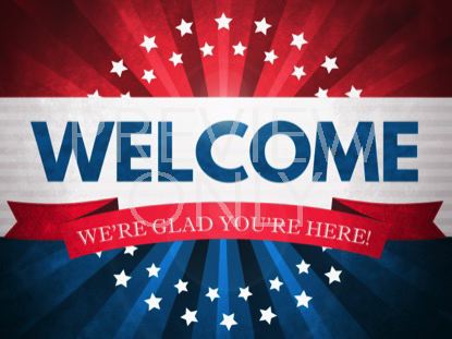 Stars And Stripes Welcome Still | Playback Media | WorshipHouse Media