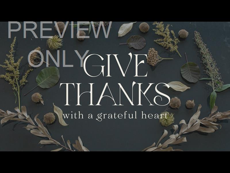 Thankful Heart Give Thanks Still | Timber & Pearl | WorshipHouse Media