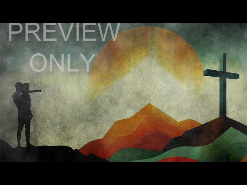 Father Holding Child Pointing To The Cross | Videos2Worship ...