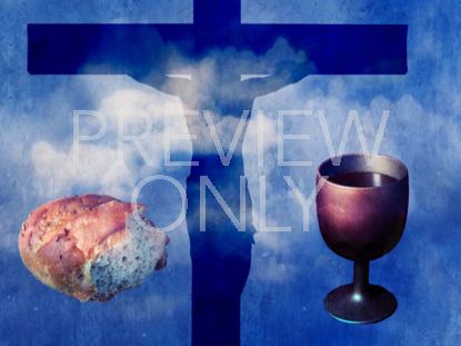 Communion Elements And Cross Still 1 | Vertical Hold Media ...