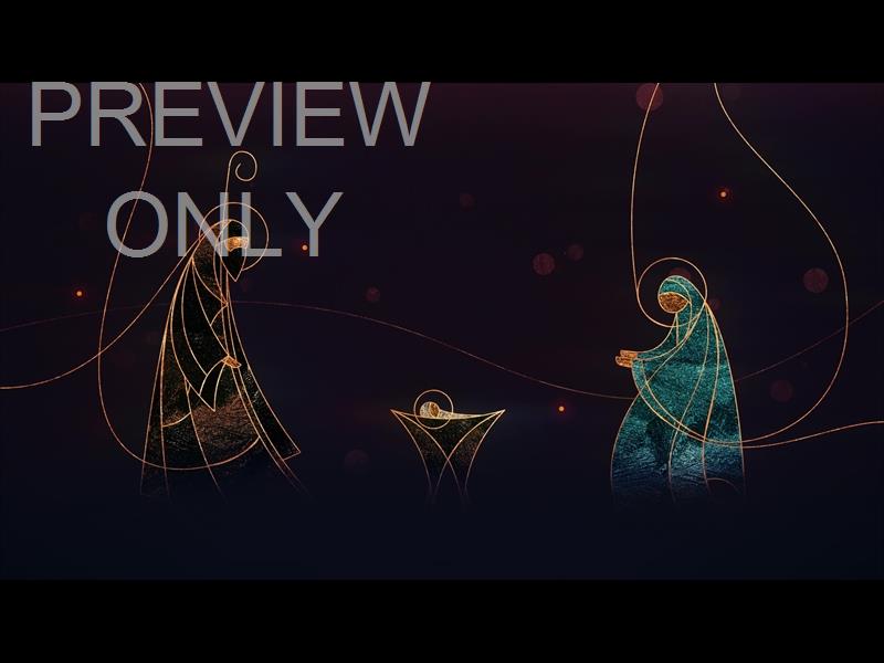 Christmas Figures Nativity Still | Shift Worship | Playback Media Store