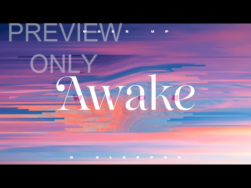 Easter Explosion Wide Awake Title Graphic 2 | Shift Worship | Playback ...