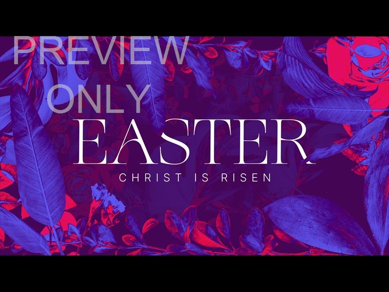 Easter Neon Title Still | Shift Worship | WorshipHouse Media