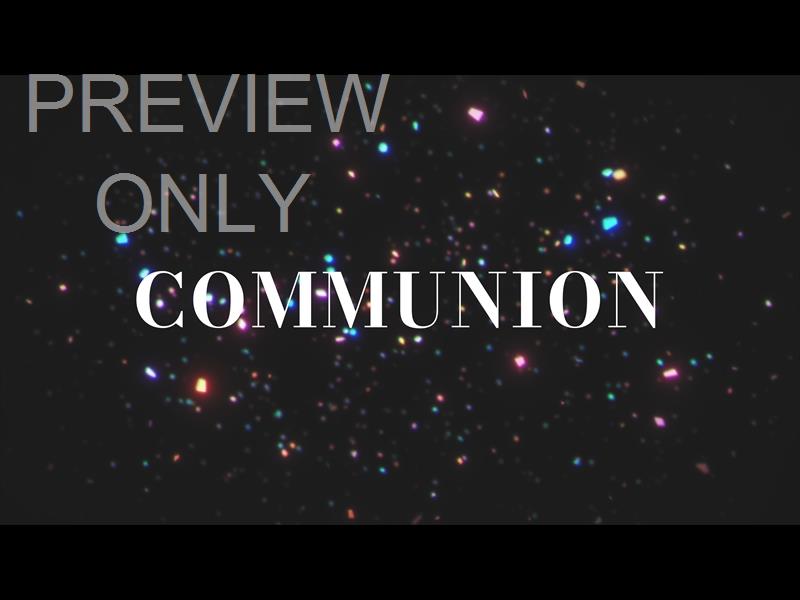 Glitterific New Year Communion Still | Shift Worship | Playback Media Store