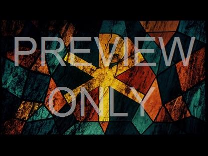 Iconic Glass Chi Rho Still | Shift Worship | Playback Media Store