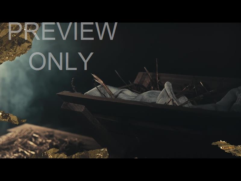 Nativity Manger 12 Gold Still | Shift Worship | WorshipHouse Media