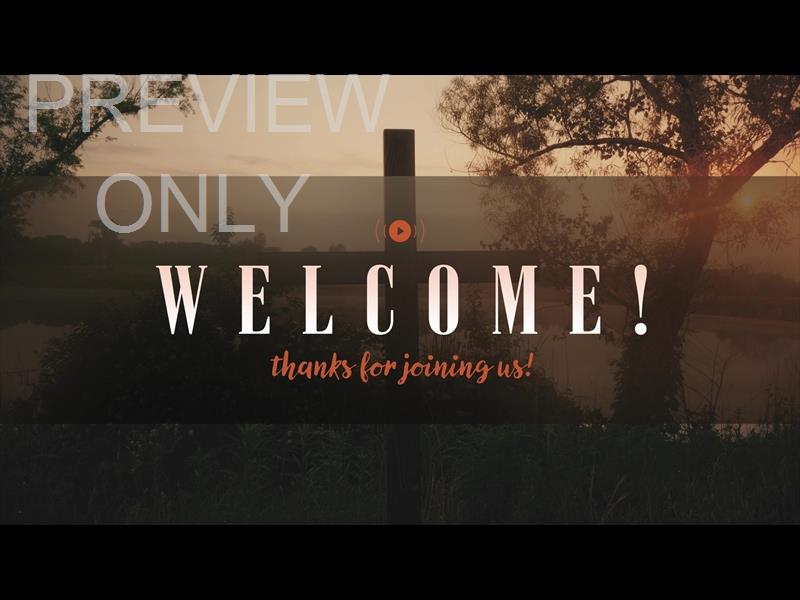 Nature Cross Welcome Stream Still | Shift Worship | WorshipHouse Media