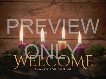 Simple Advent Welcome Still | Shift Worship | Playback Media Store