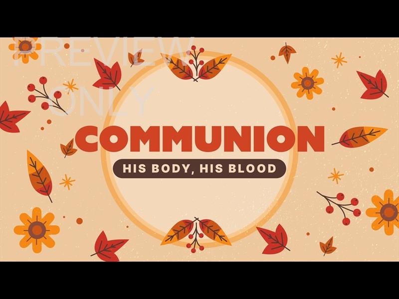 Thanksgiving Leaves Communion Still | Shift Worship | WorshipHouse Media