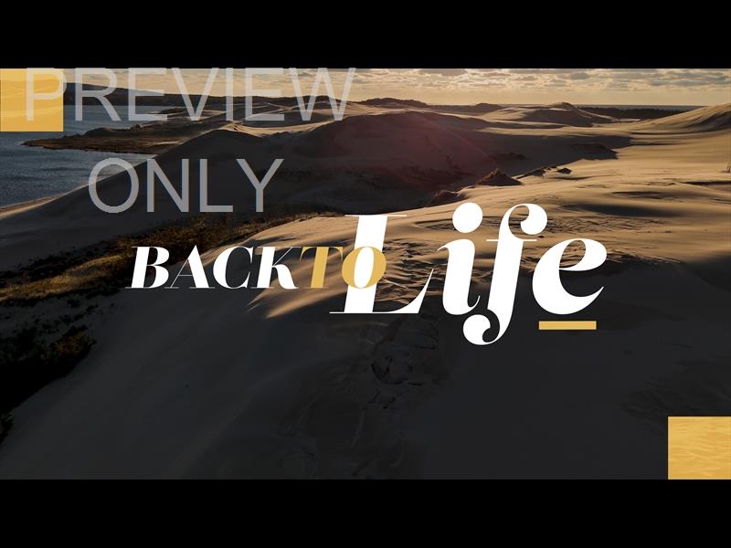 The Dunes Back To Life Title Graphic 2 | Shift Worship | WorshipHouse Media