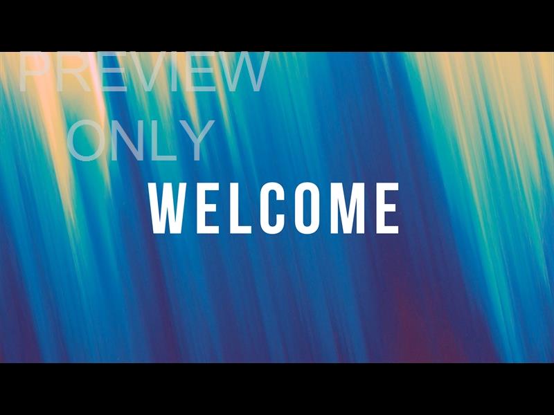 Color Sketch Title Slide - Welcome | Visual Revival | WorshipHouse Media