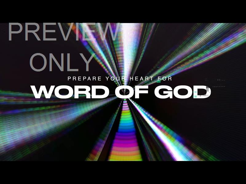 Cpu Glitch Word Of God Still | Visual Church | WorshipHouse Media