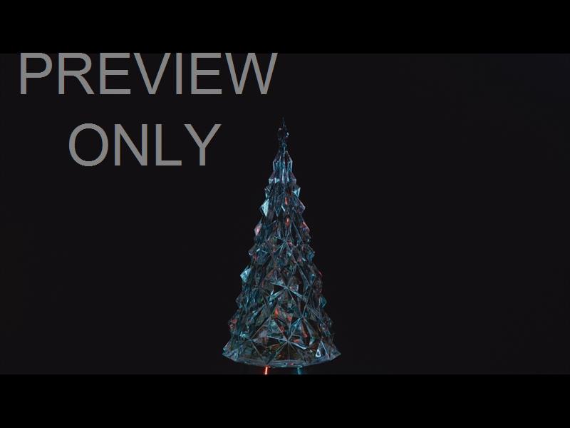 Glass Christmas Tree | Visual Church | WorshipHouse Media