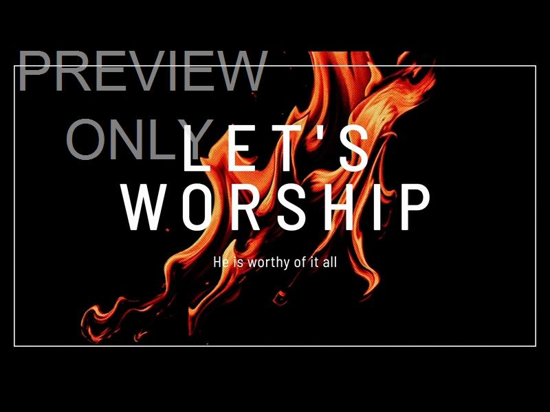 Stop Motion Flames Lets Worship Still | Visual Church | WorshipHouse Media