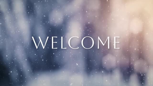Winter Church Welcome Slides